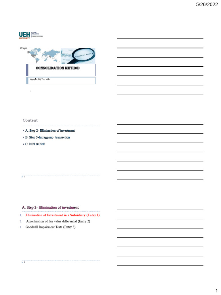 IFRS III- C3- consolidation method | PDF | Goodwill (Accounting ...