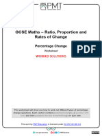 Successive Percentage Change Methods | PDF | Percentage | Ratio