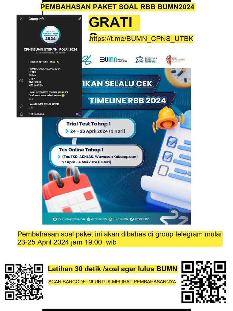 LATSOL TKD BUMN 2024 (Verbal Logical Reasoning) ) | PDF