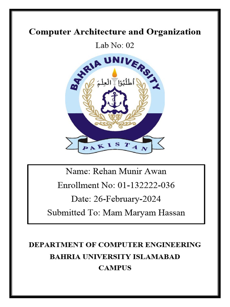 Memory Address Register Lab Overview | PDF | System | Memory