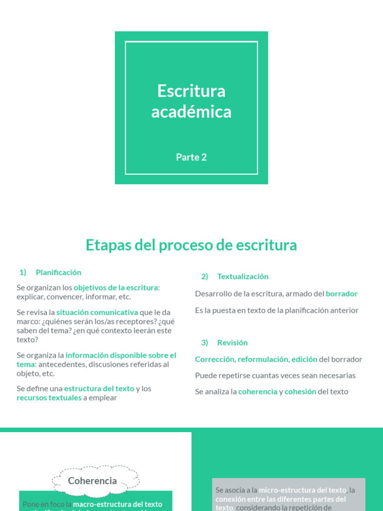 Etapas del Proceso de Escritura Académica | PDF | Planificación ...
