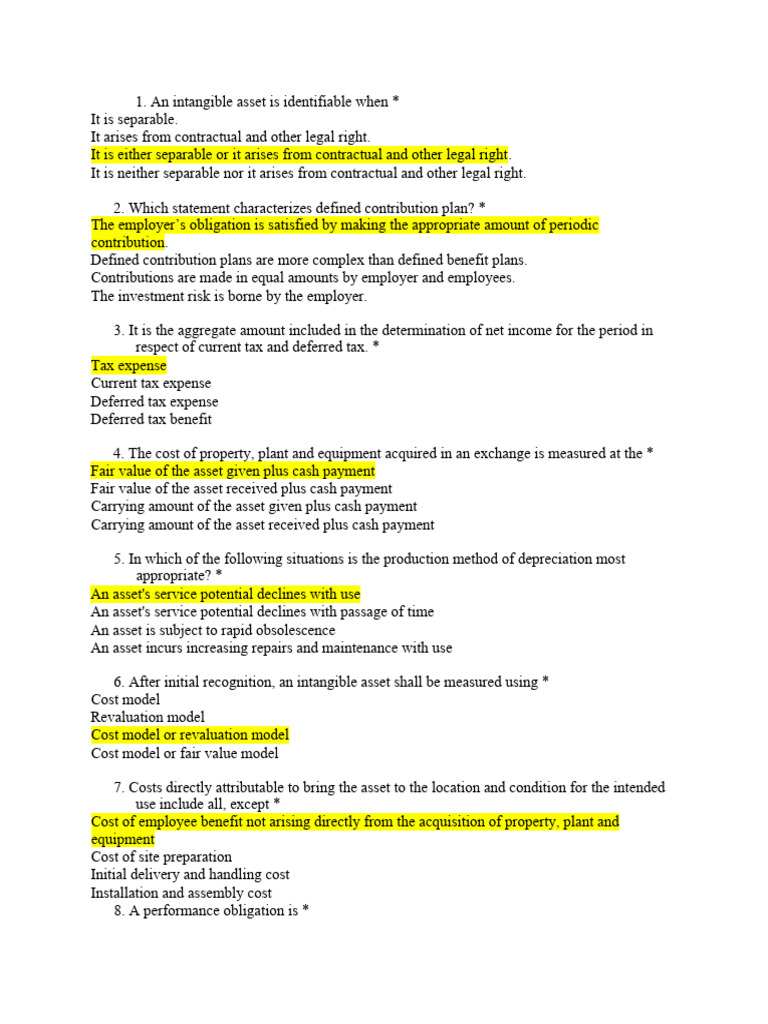 PAS 23 and Others | Download Free PDF | Expense | Fair Value