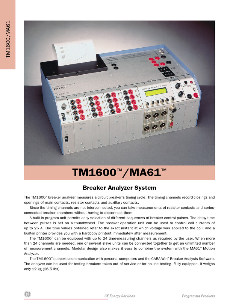 TM 1600 | PDF | Electrical Network | Electrical Engineering