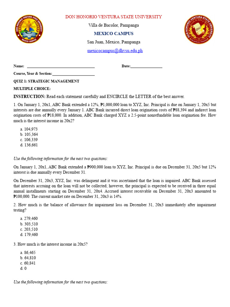 Intacc 1 Quiz 1 For Finals | PDF | Present Value | Interest