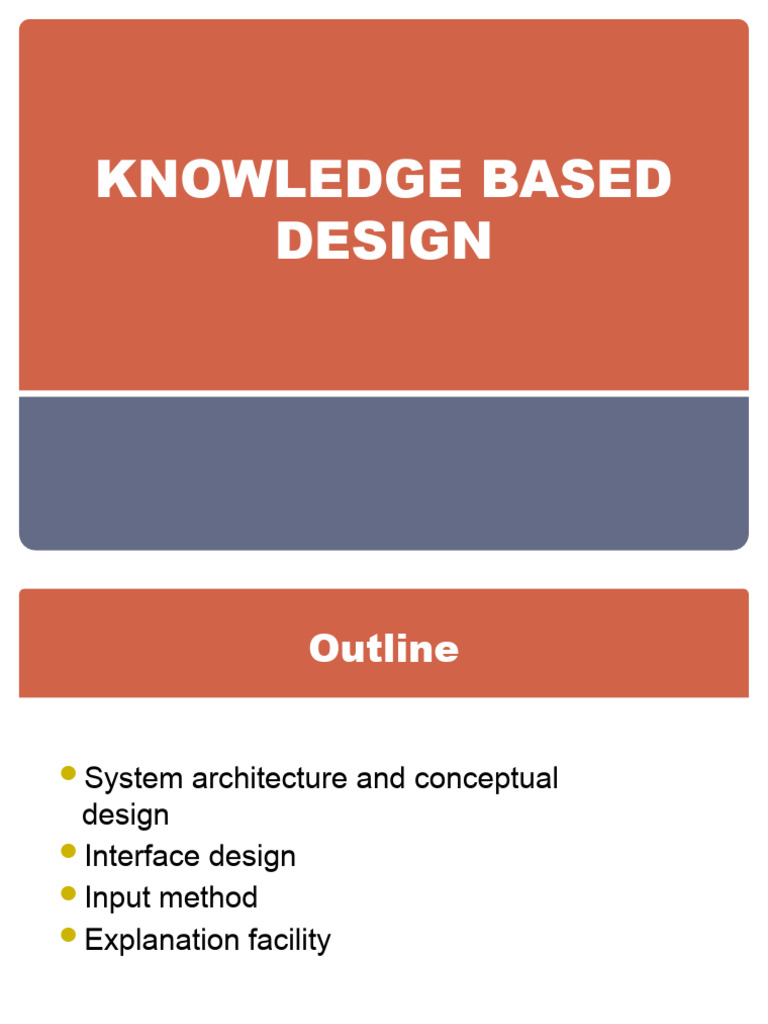 Topic 5 KB Design | Download Free PDF | Information Science | Computer Science
