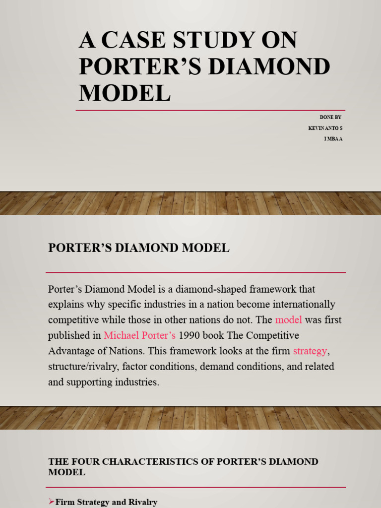 MBA Insights: Porter's Diamond Model | PDF | Business Process | Economics