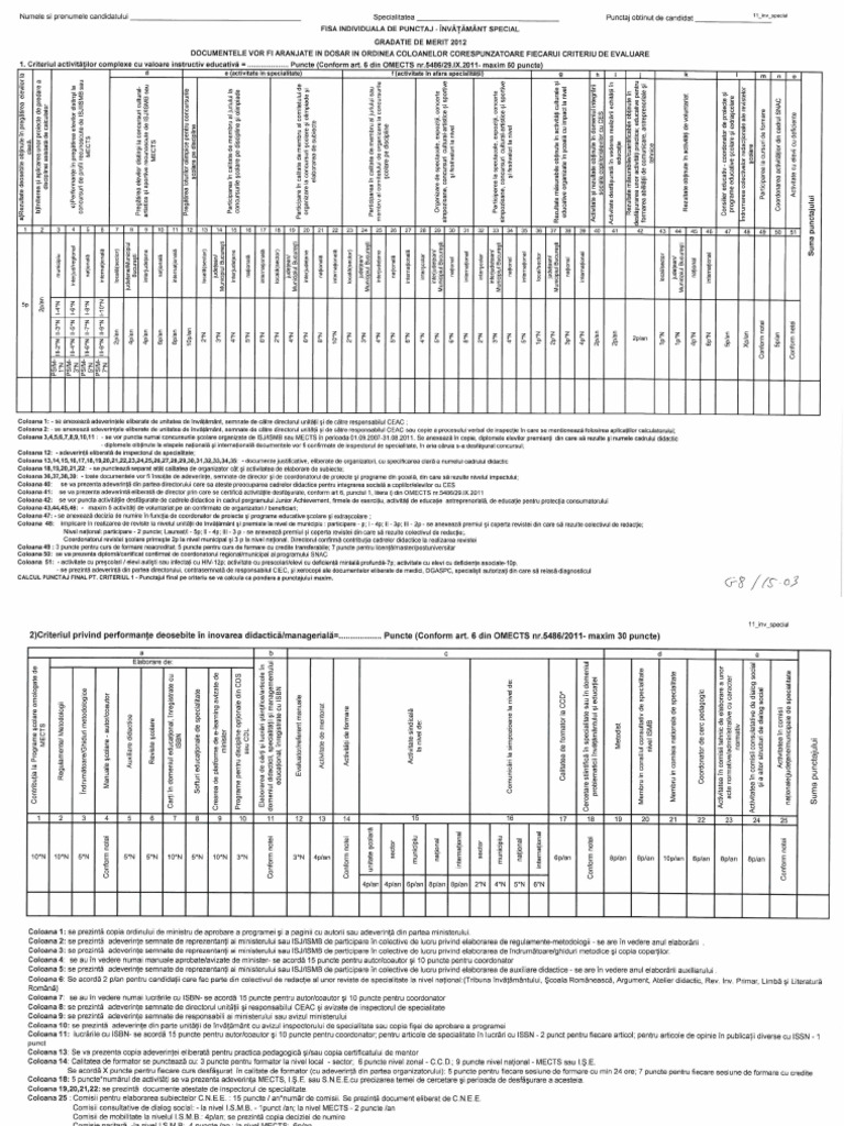 G8 - Profesor Invatamant Special | PDF