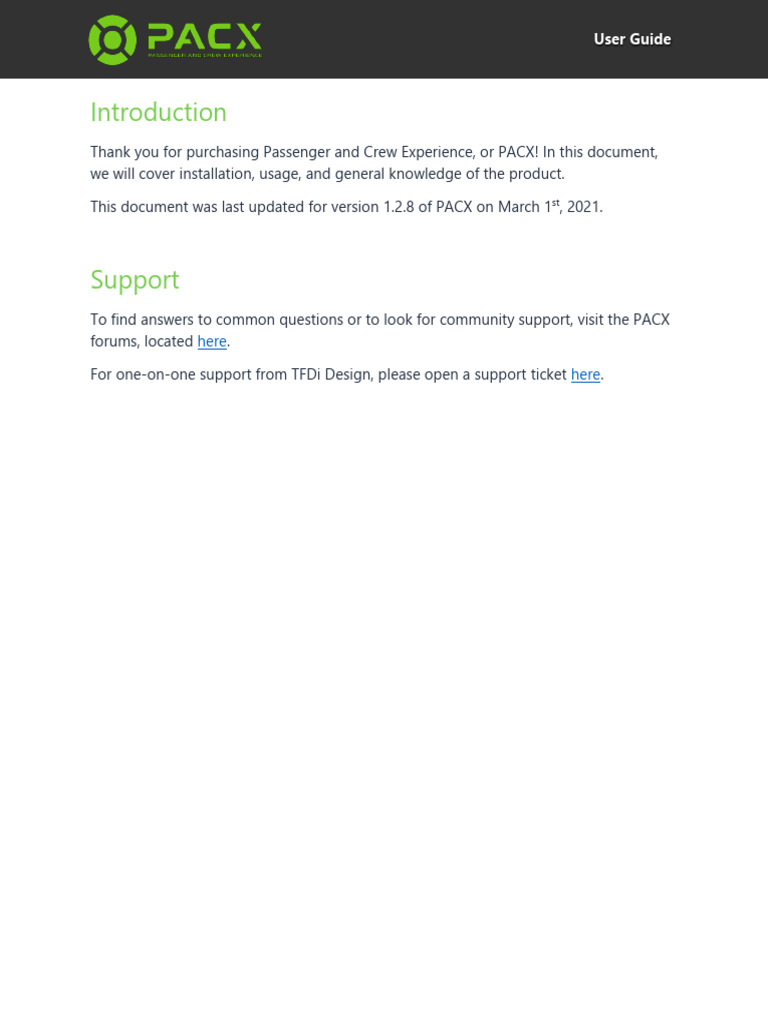 PACX User Guide | PDF | Computer File | Menu (Computing)