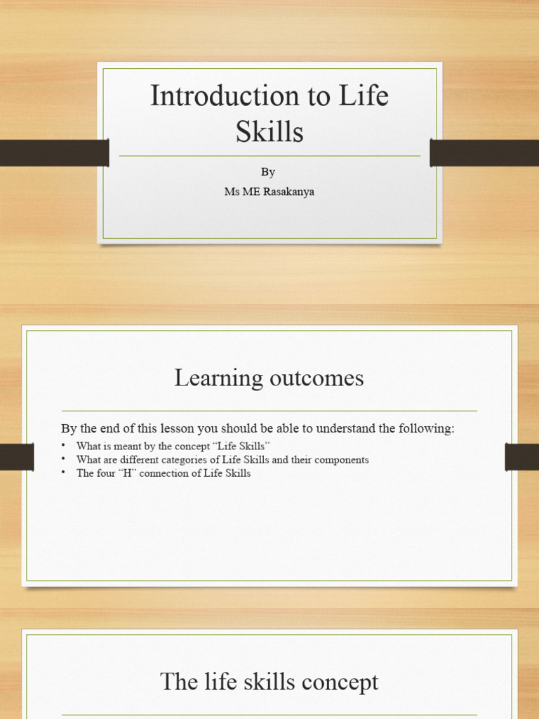 Understanding Life Skills Categories | PDF | Thought | Emotions