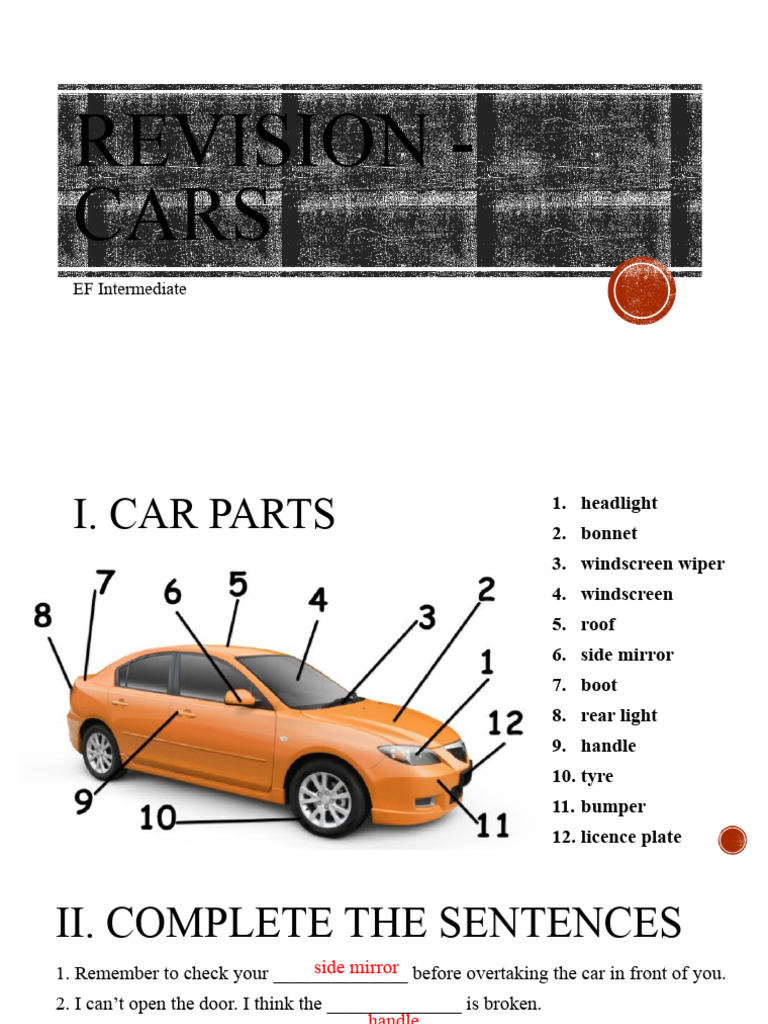 Revision - Cars | PDF | Car Body Styles | Private Transport