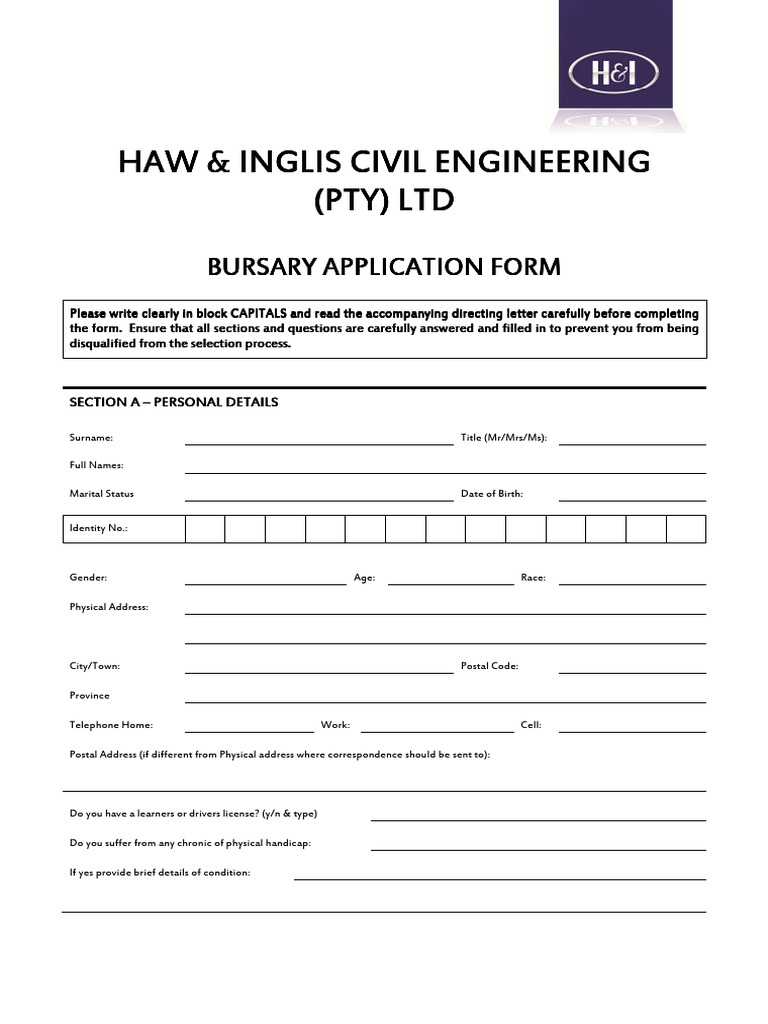 Haw-Inglis Application | Download Free PDF | Driver's License ...