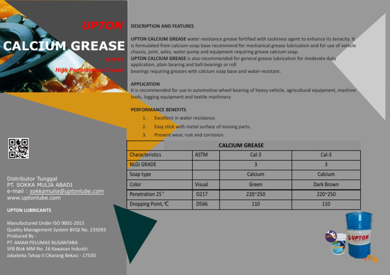 Calcium Grease | PDF | Friction | Mechanical Engineering