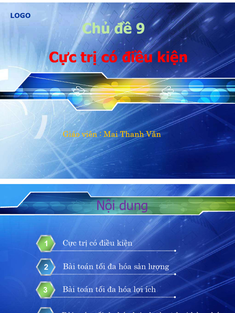 Chu de 9. Cuc Tri Co Dieu Kien | PDF