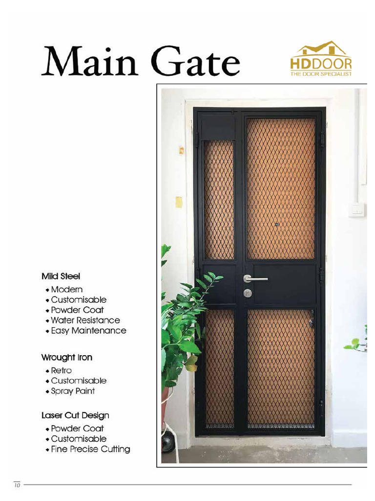 HDDoor E-Catalogue Main Gate1 | PDF
