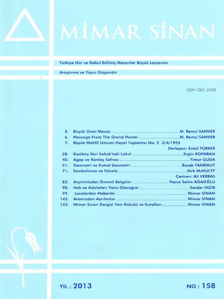 Mimar Sinan Dergisi 158 | PDF