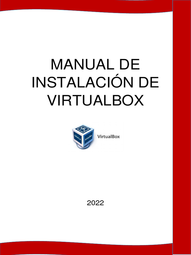 Manual de Instalación de Virtualbox 2022 | PDF | Ventana (informática ...