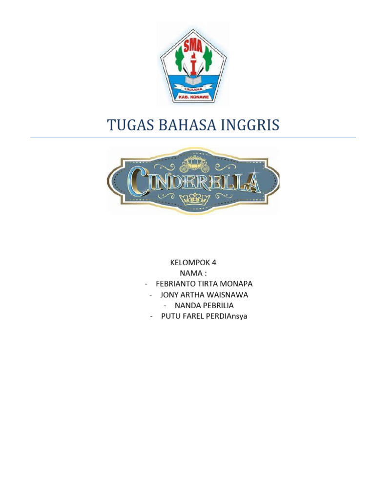 TUGas Bu Ranti | PDF | Cinderella