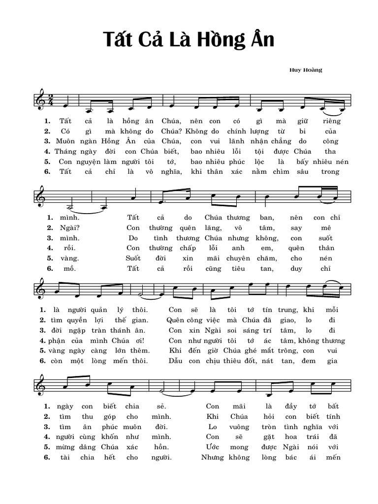 Tat CA La Hong An - Huy Hoang | PDF