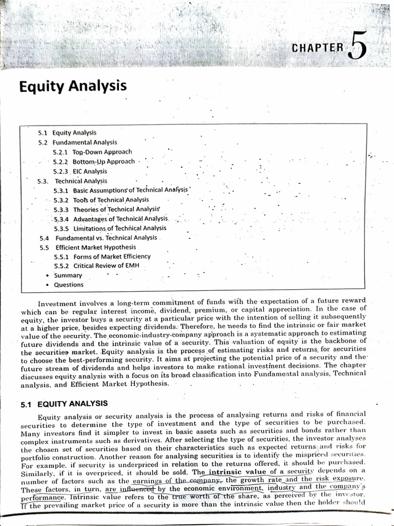 Comprehensive Equity Analysis Guide | PDF | Cost Of Living | Balance Of ...