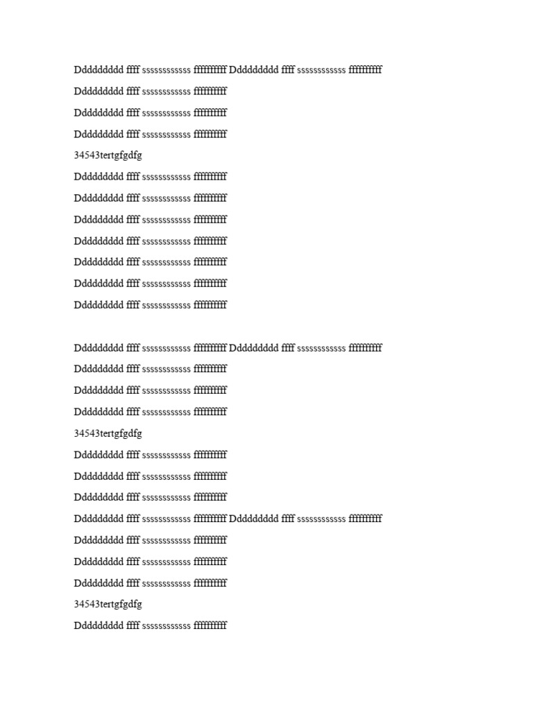 Repeated Text Document Analysis | PDF