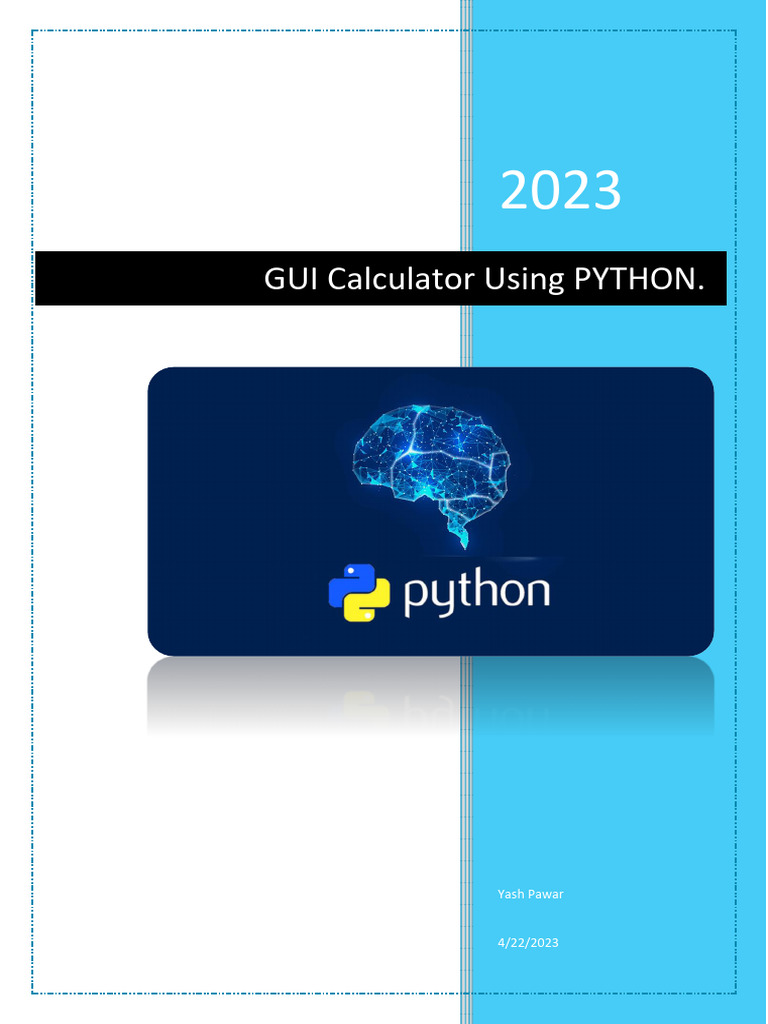Python Microproject | PDF | Parameter (Computer Programming) | Graphical User Interfaces