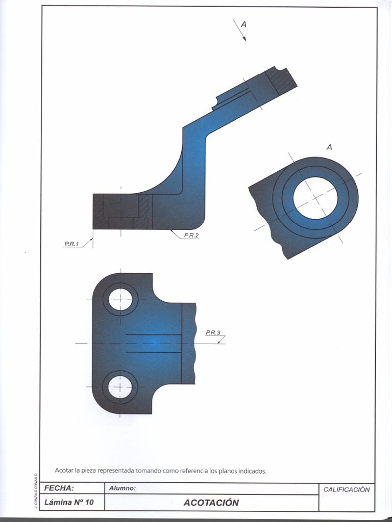 Lámina 10 Acotación | PDF