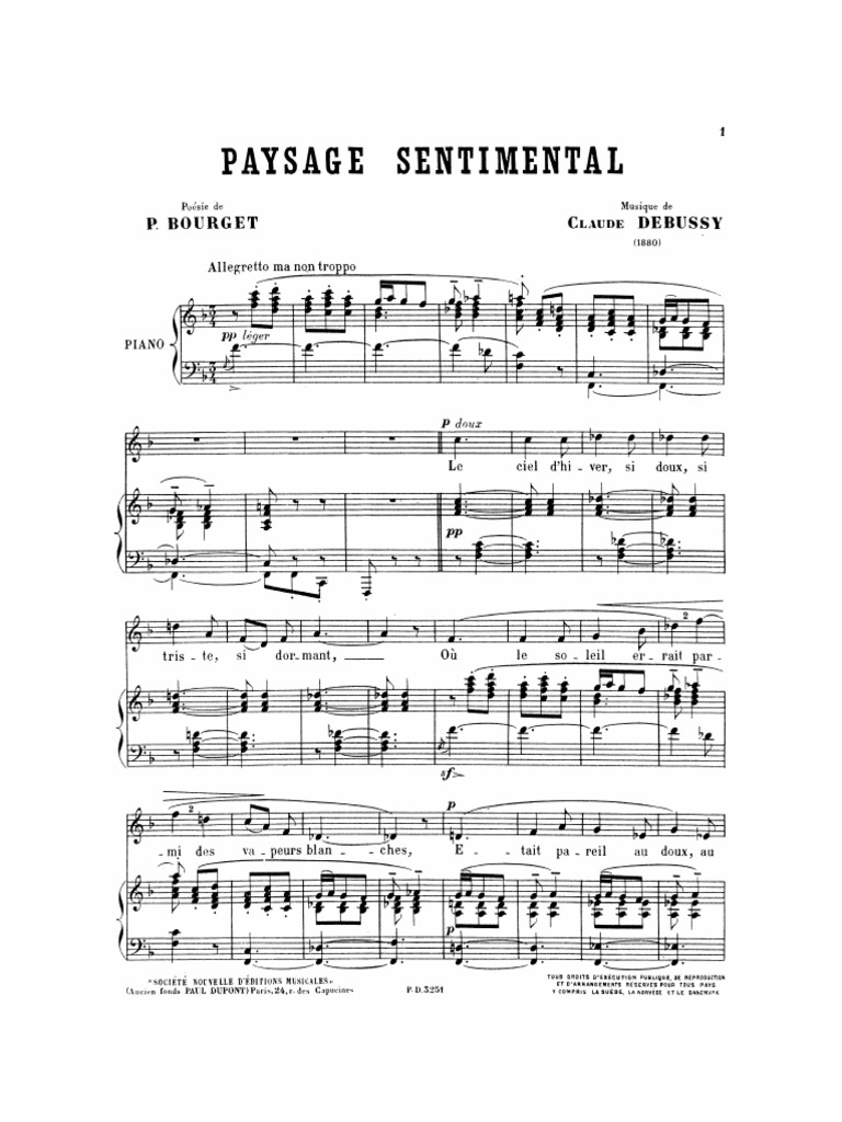 Paysage Sentimental | PDF