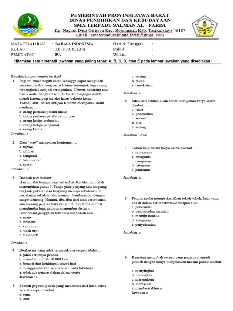 Meringkas Cerpen dan Struktur Surat | PDF | Seni & Disiplin Bahasa
