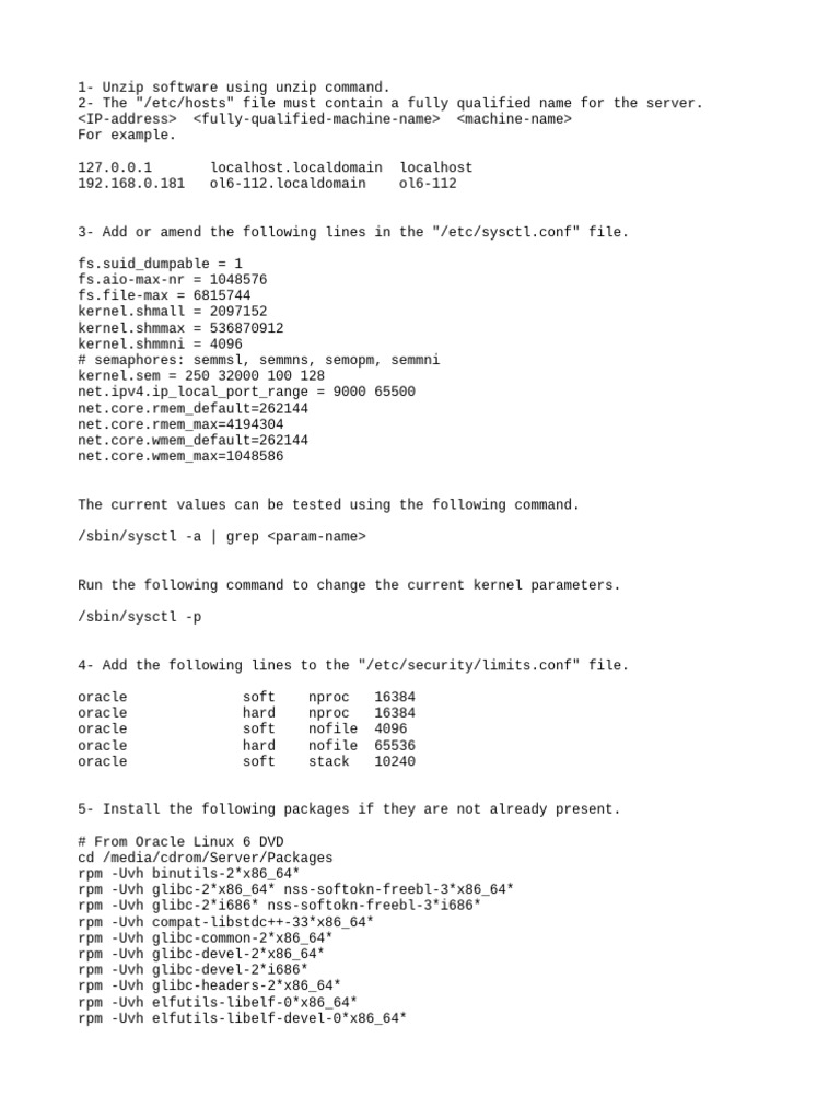 Oracle Database Installation Guide | PDF | Operating System Technology ...