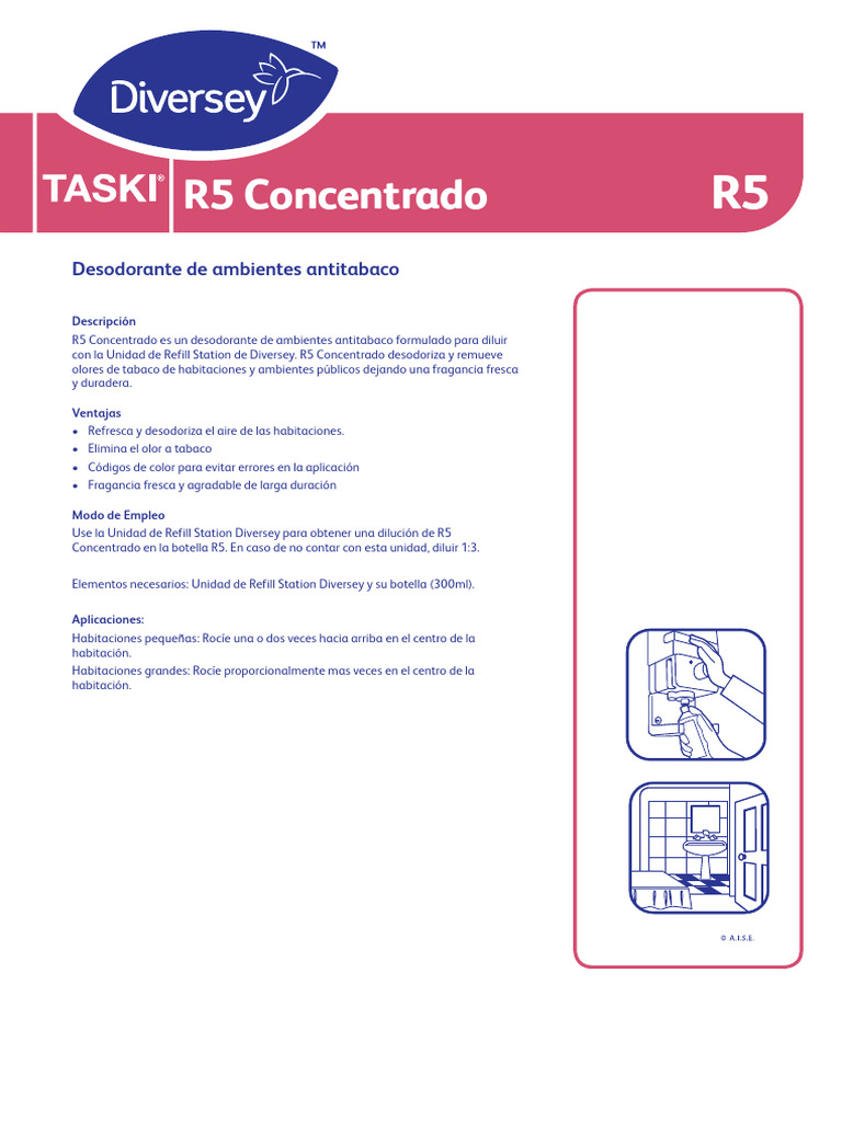 Taski R5 Conc Ficha Tecnica | PDF
