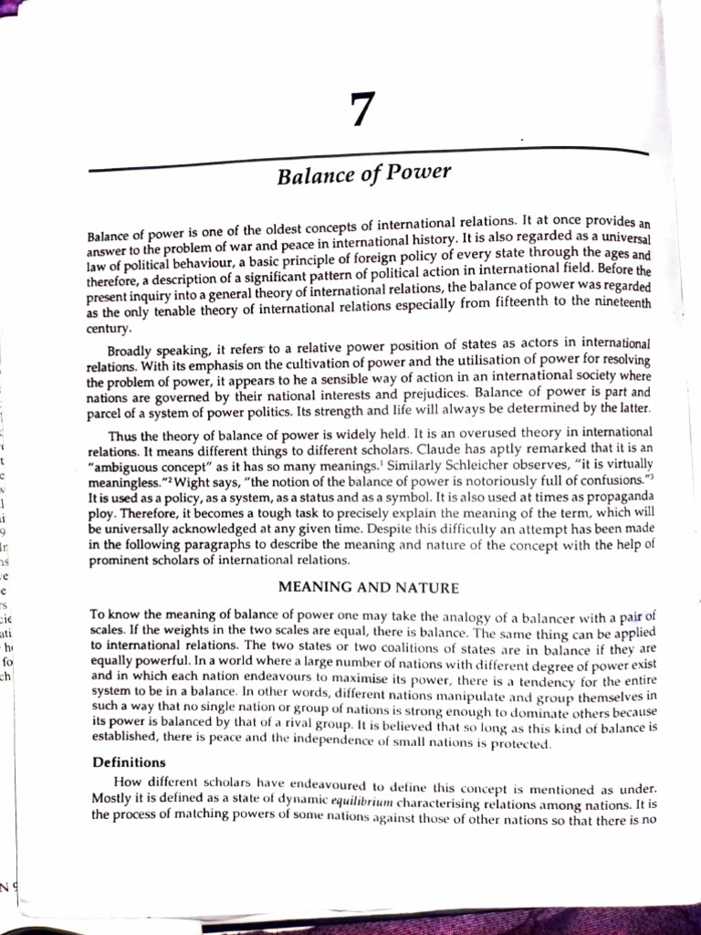 Balance of Power | PDF | Economic Equilibrium | Soviet Union