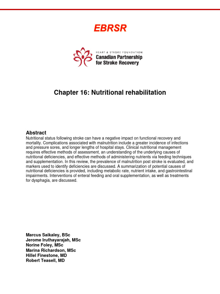 ch16 Version19 | PDF | Malnutrition | Blood