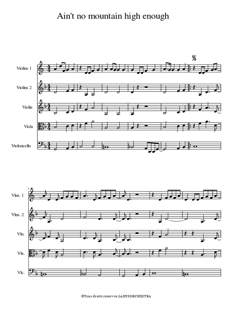Aint No Mountain High Enough - Ashford Simpson | PDF | Classics