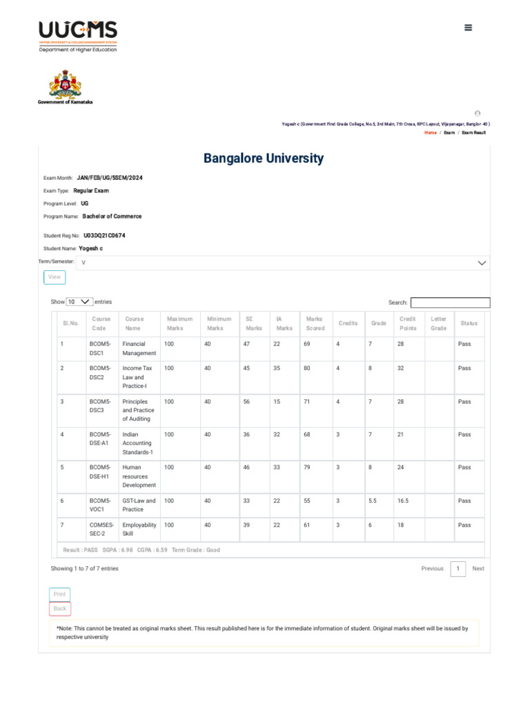 5th Sem Result | PDF | Payments | Economies