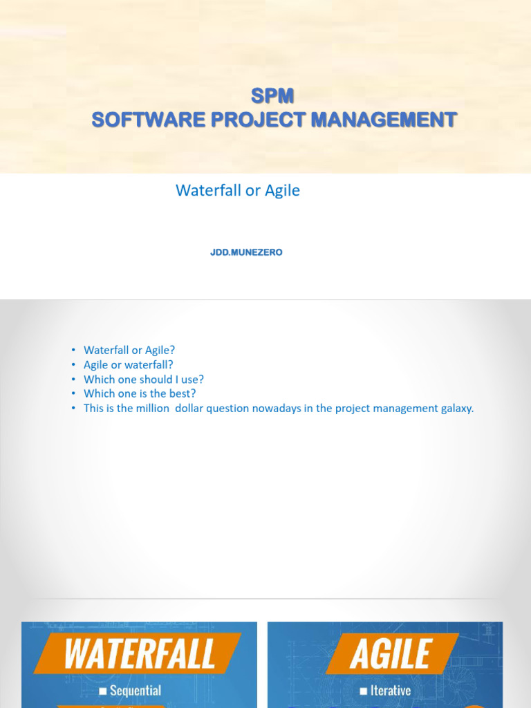 Waterfall or Agile | PDF | Agile Software Development | Project Management