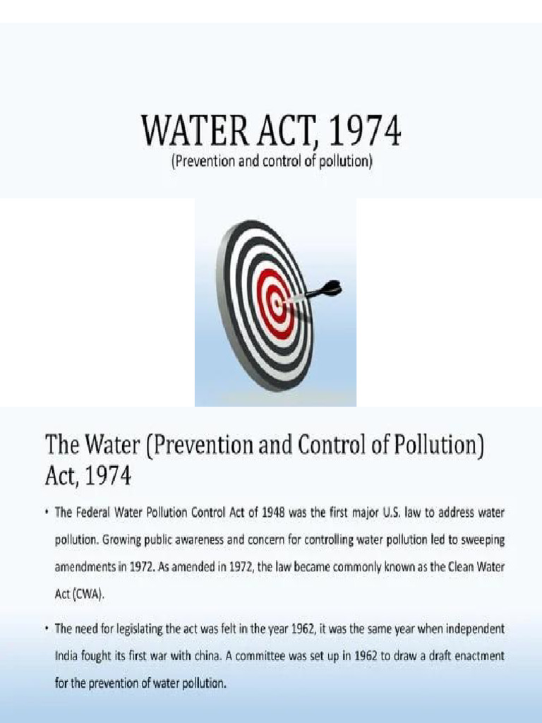 Water Prevention Act | PDF