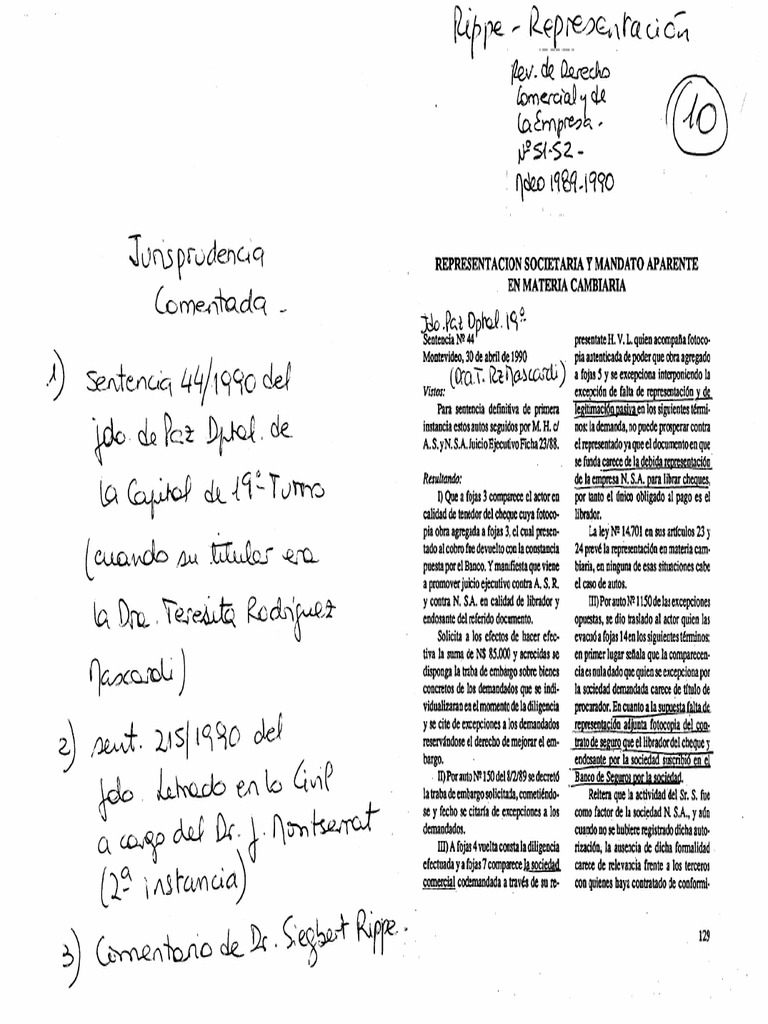 Rippe RepresentaciÃ N | PDF