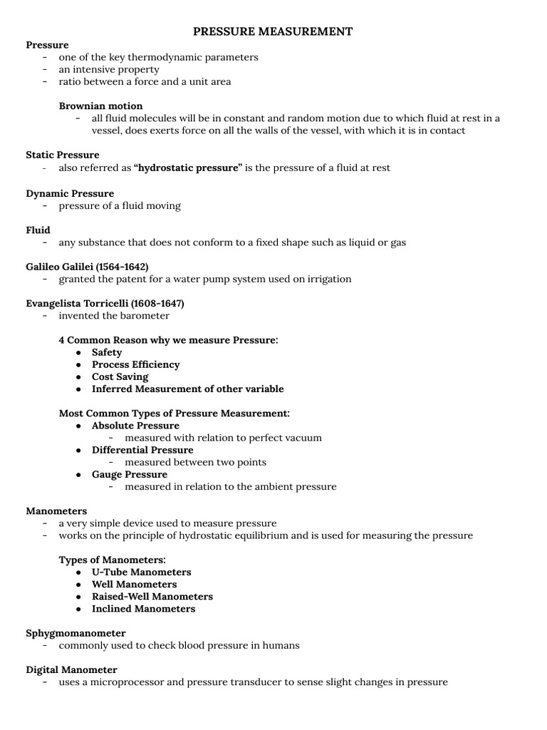 FICE | PDF | Pressure Measurement | Flow Measurement