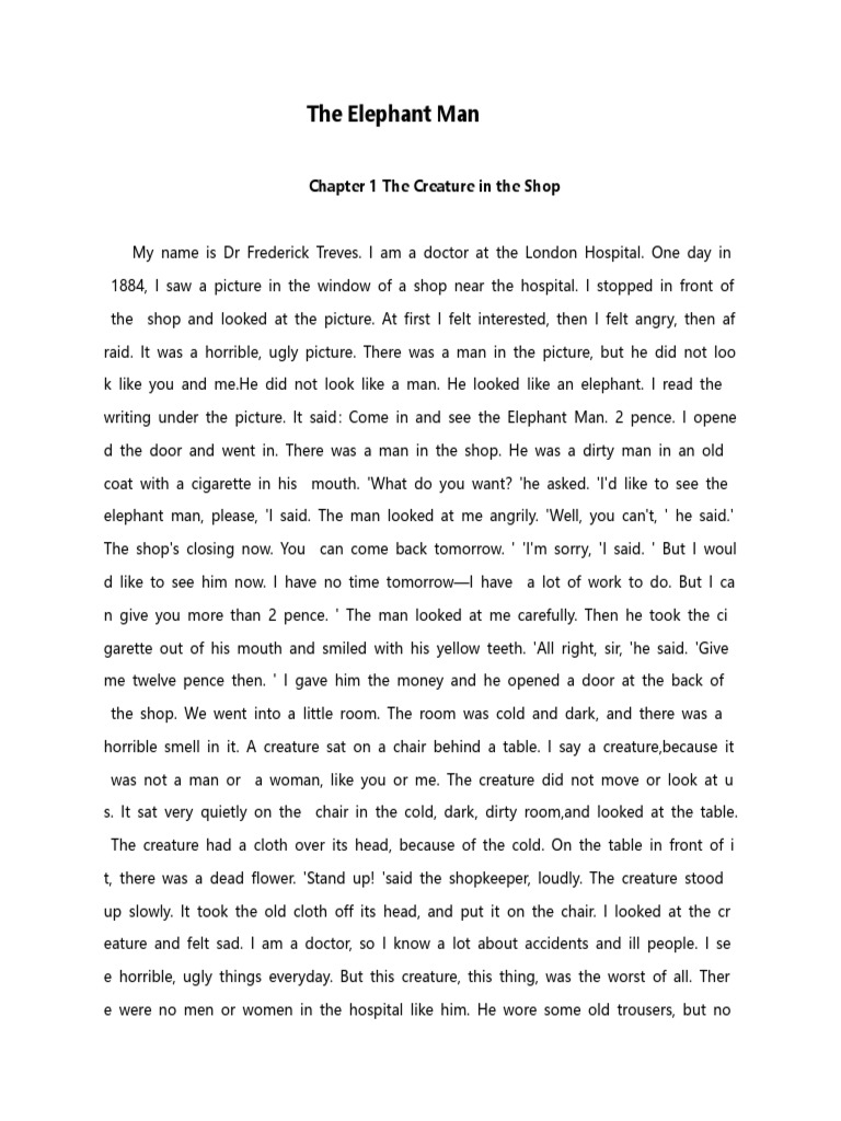 The Elephant Man | PDF