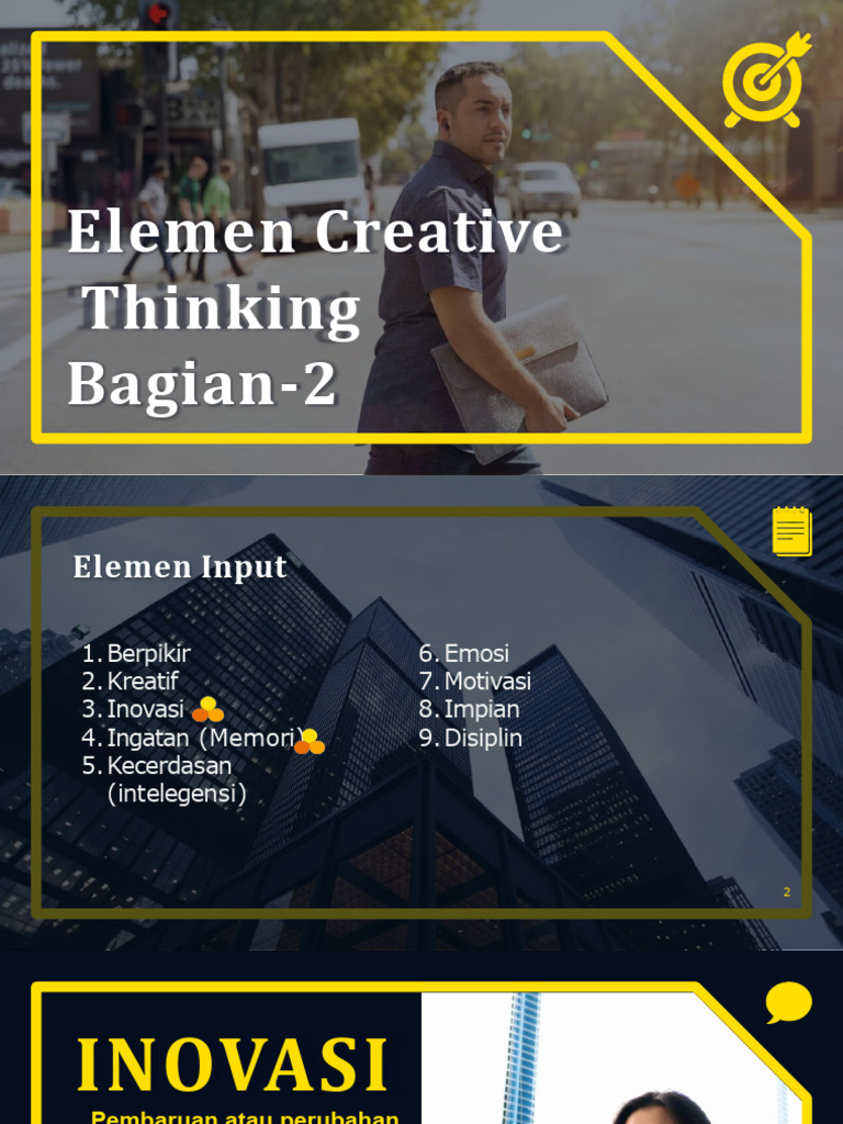 Bab 5. Elemen Creative Thinking Bag. 2 | PDF