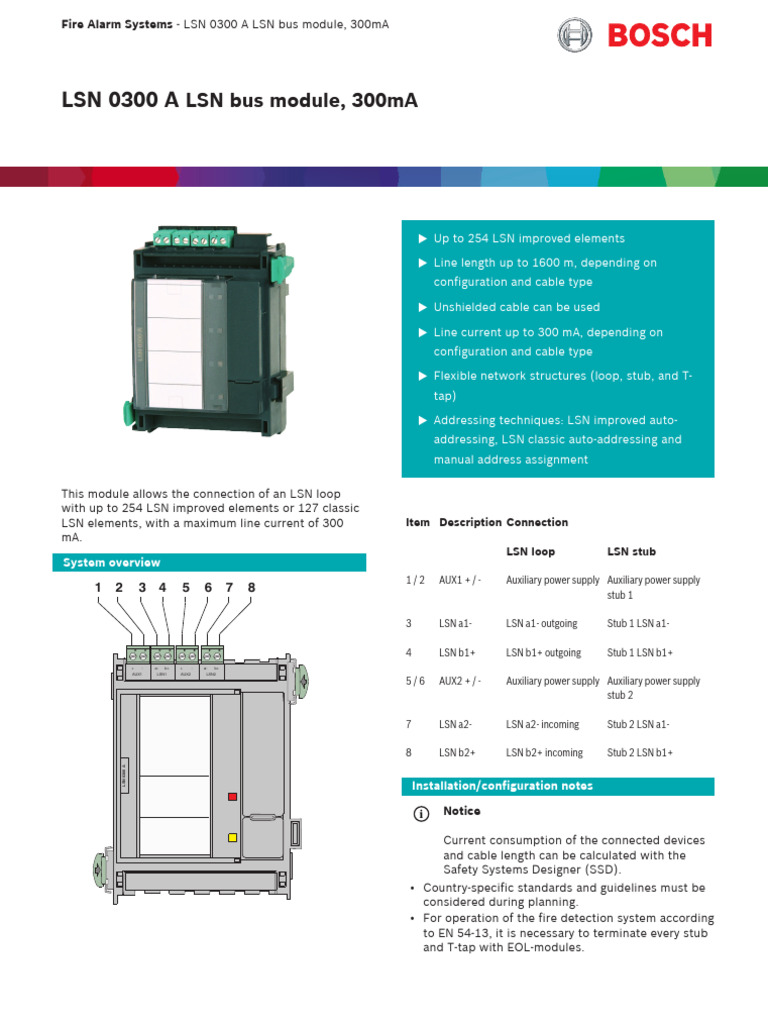 Lsn 0300 A Data Sheet Enus 86732122379 1 Pdf Electrical