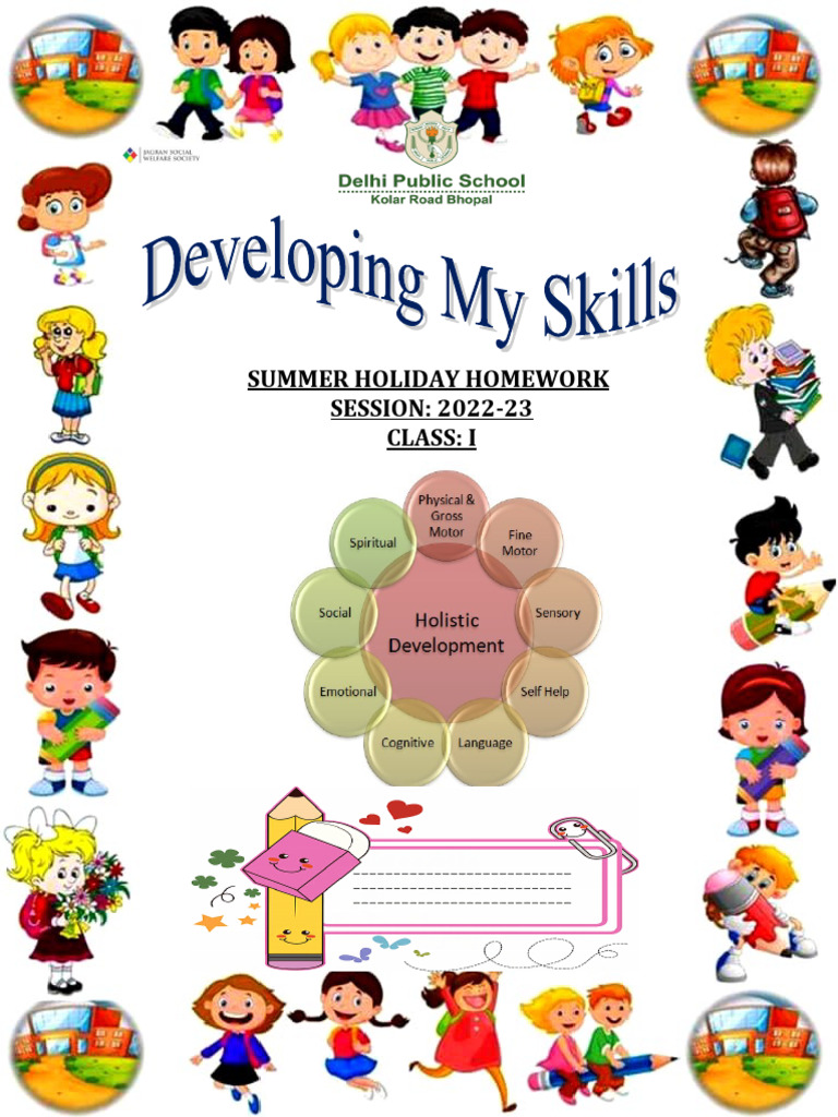 Summer Holiday Homework Class 1 | PDF | Cognitive Science | Learning