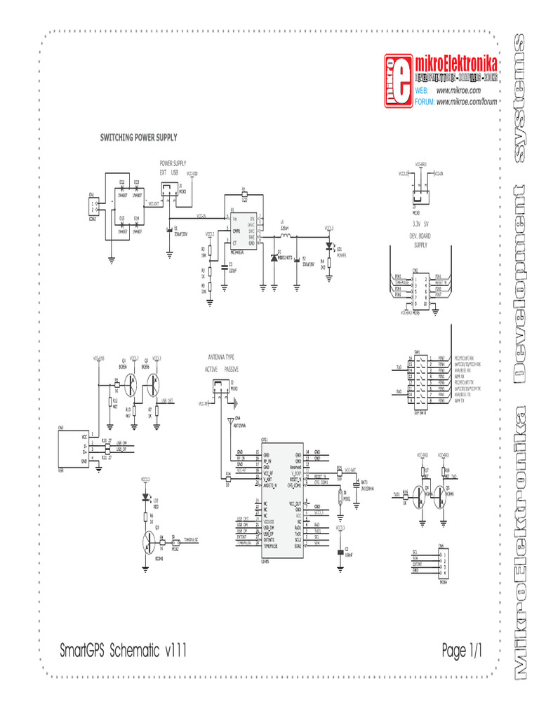 Smartgps Schematic V111a | PDF | Computers