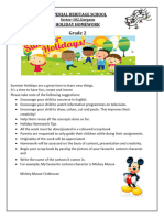 Holiday Homework UKG | PDF