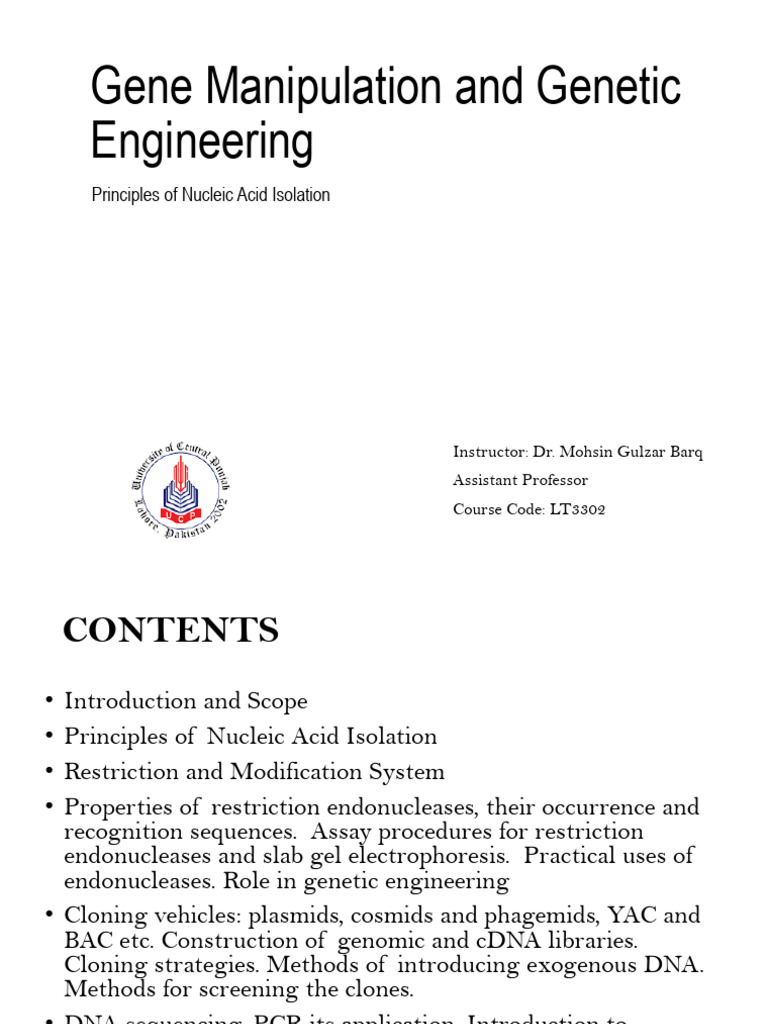 Isolation of Nucleic Acids | PDF | Gel Electrophoresis | Molecular Cloning