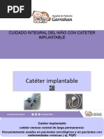 Cateter - Reservorio - y - Hikman Correcto | PDF | Terapia intravenosa ...
