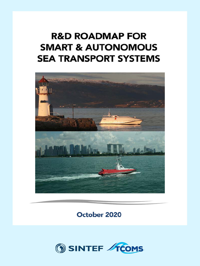 Smart Autonomous Maritime Roadmap | PDF | Internet Of Things | Automation
