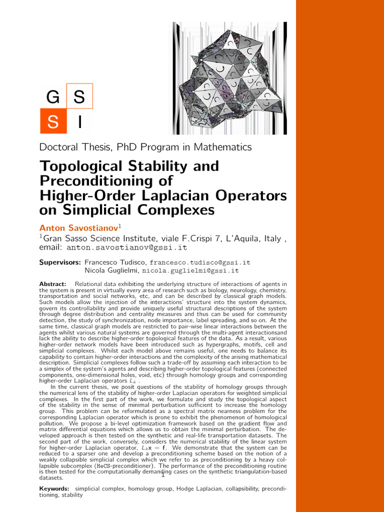 Thesis | PDF | Matrix (Mathematics) | Applied Mathematics