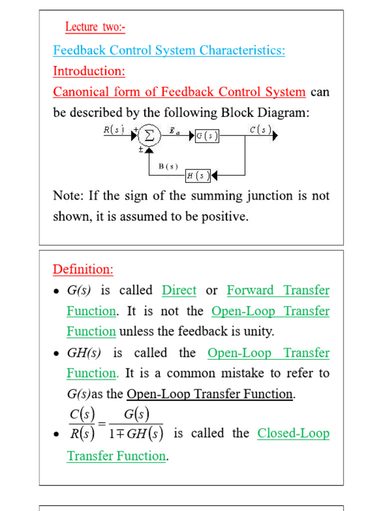 Chapter 2 | PDF | Control Theory | Feedback