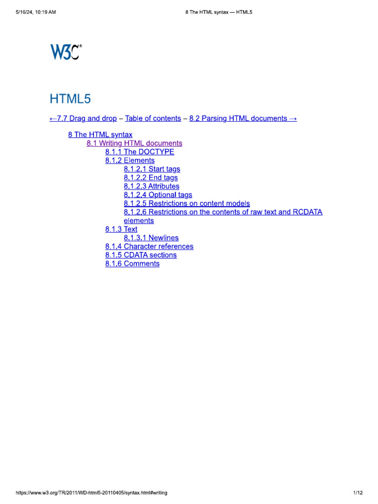 References Basic HTML Tags | PDF References Basic HTML Tags | PDF